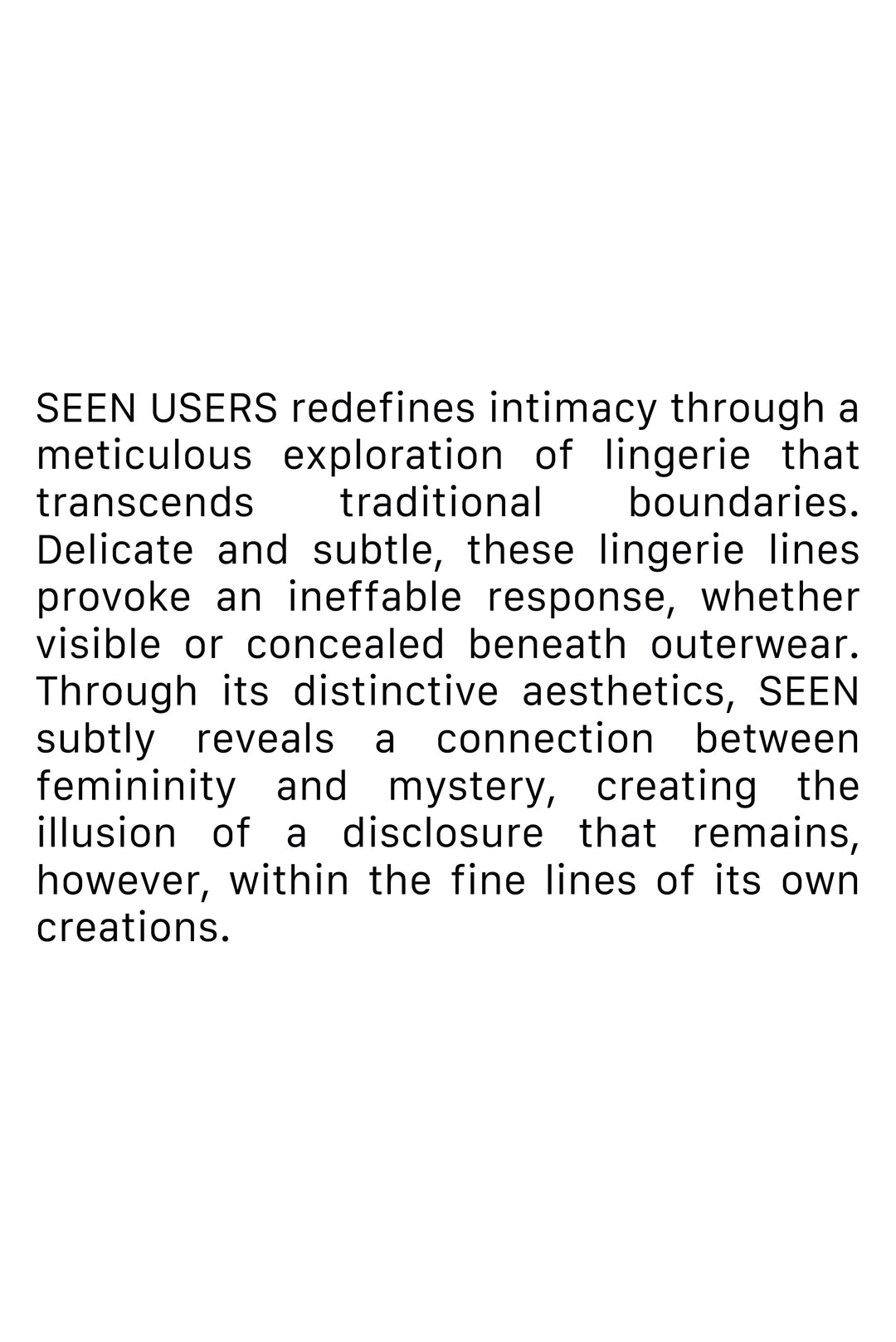 Spring Summer '24 – SEEN USERS